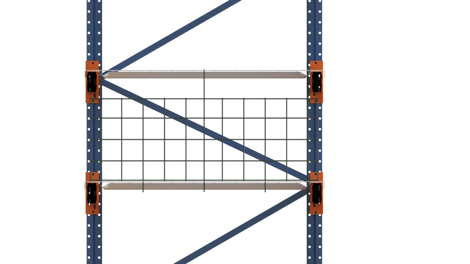 Wire Mesh Hanging Dividers For Pallet Racking